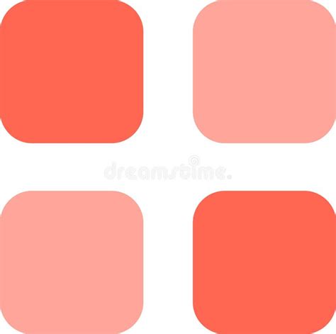 Simple Graphic Design Featuring Four Rounded Squares Arranged In A Grid