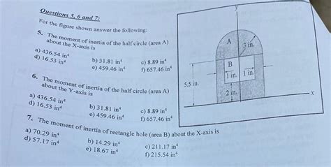 Solved Questions 5 6 ﻿and 7for The Figure Shown Answer The