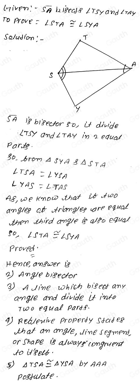 Solved 3 Fill In The Blanks With Correct Statements And Reasons To