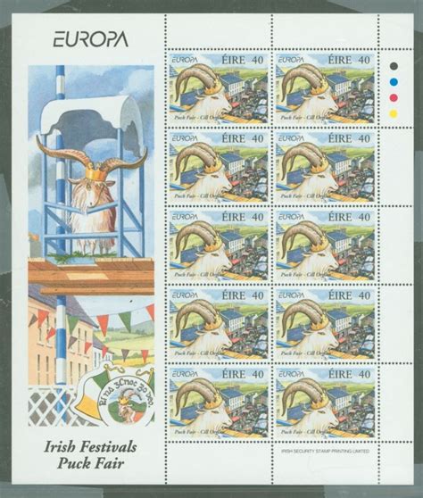 Ireland 1124 1125 Souvenir Sheet Europa Europe Ireland General