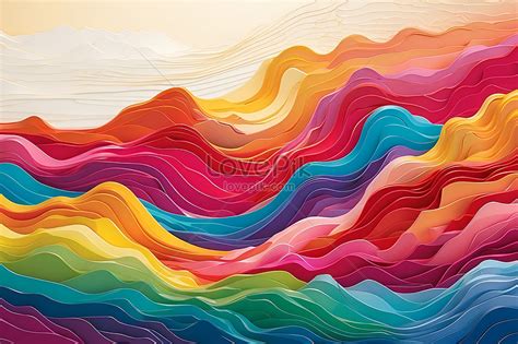Wave Line Collors 사진 무료 다운로드 Lovepik
