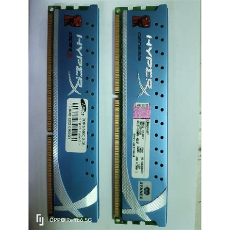 Ram Kington Hyperx Ddr3 2g1600 มือสองใช้งานปกติ Shopee Thailand