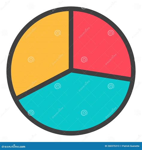 Circle Graph Icon Stock Vector Illustration Of Marketing 260375313