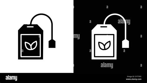 Tea Bag Icon Vector Line Logo Mark Or Symbol Set Collection Outline Style Stock Vector Image
