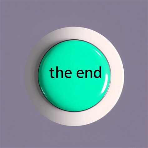 End Button Illustration Free Download Ai Scribbles