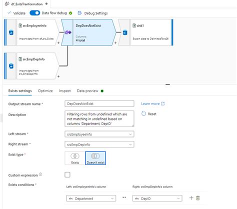 Dataflow Exists Doesnt Work Properly Microsoft Qanda