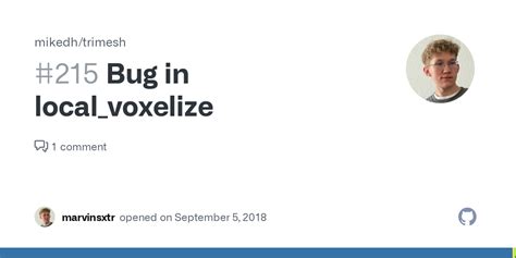 bug in local voxelize · issue 215 · mikedh trimesh · github