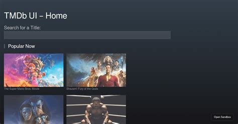 Vue Movie App With State Machine Component Codesandbox