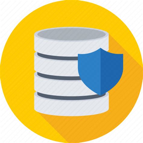 Data Security Database Protection Server Shield Icon