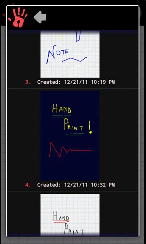 Handprint Notepad For Android Download
