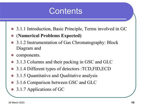 Gas Chromatography Ppt Gcw Pptx
