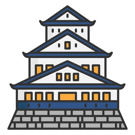 성 무료 건축과 도시개 아이콘
