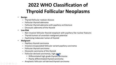 Thyroid Neoplasia Inching Towards A Molecular Classification By Sylvia L Asa M D Ph D