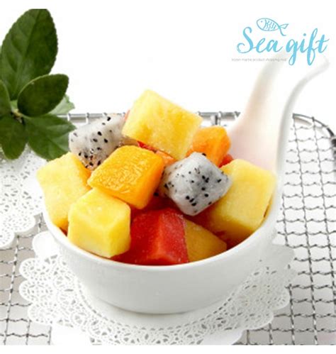냉동 열대과일 믹스 4종 1kg 망고 파파야 용과 파인애플 화채 샐러드 빙수 티몬