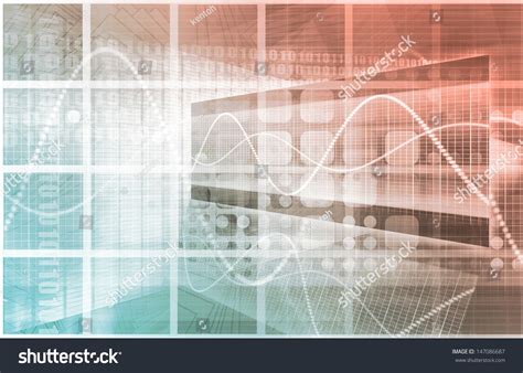 Medical Background Reporting Science System Stock Illustration 147086687