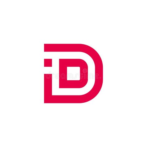 Letters Id Linear Geometric Simple Logo Vector Stock Vector Illustration Of Sign Letter
