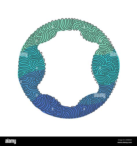 Continuous One Line Drawing Leather Sign Icon Outline Symbol For Web Design Or Mobile App Thin