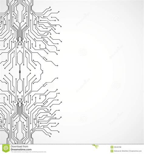 Circuit Board Pattern Stock Vector Illustration Of Digital 39549788