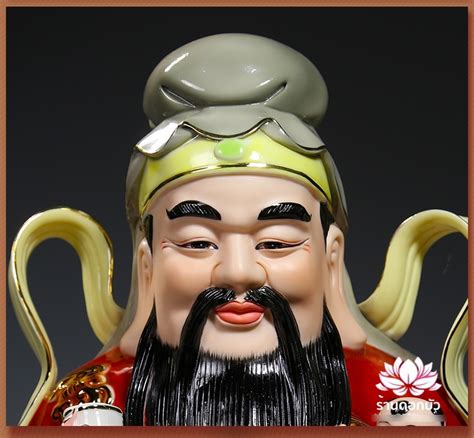 ฮก ลก ซิ่ว เทพเจ้าฮกลกซิ่ว งานกระเบื้องฮกเกี้ยนลงสีขลิบทอง 16 นิ้ว Thaipick