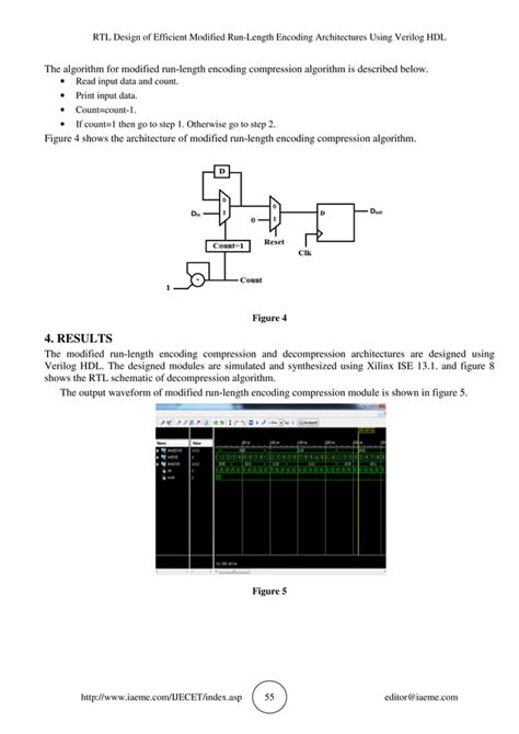 Rtl Design Of Efficient Modified Run Length Encoding Architectures