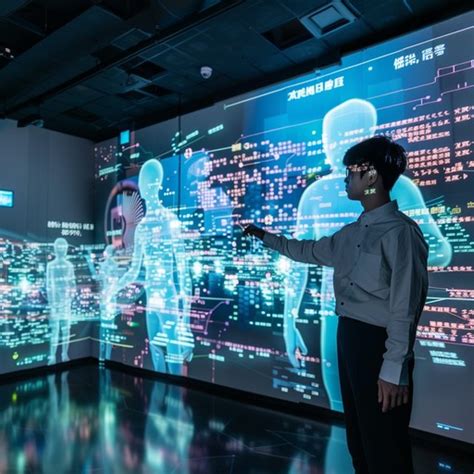 Free Futuristic Data Interaction Image Technology Innovation