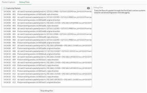 Using The Debug Flow Tool Fortigate Fortios 761 Fortinet Document Library