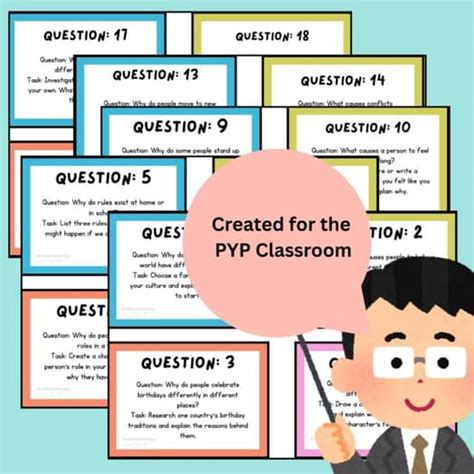 Pyp Task Cards Who We Are Key Specified Concept Causation Tpt