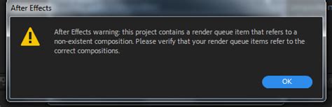 I Get This Error Message Opening Up A Project File Help Raftereffects