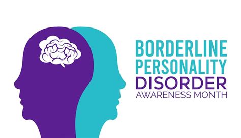Premium Vector Borderline Personality Disorder Awareness Month