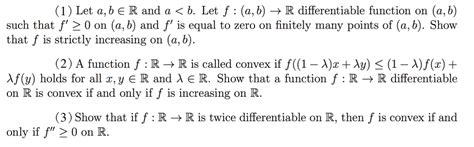 Solved Let a b є R and a b Let f a b R Chegg com
