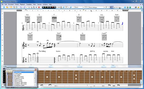 Guitar Notation Software Virtual Guitar Deck
