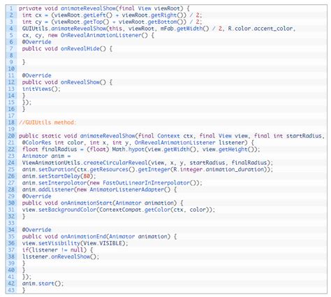 Meaningful Motion With Shared Element Transition And Circular Reveal