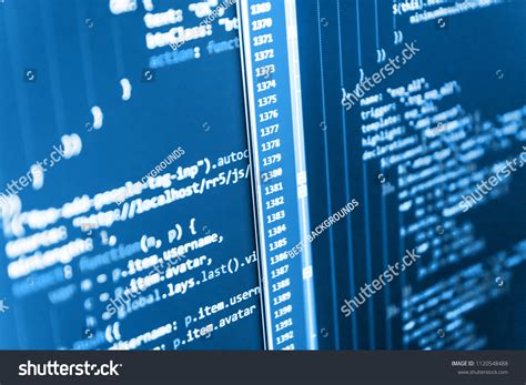 Hacker Api Text On Computer Screen Foto De Stock 1120548488 Shutterstock