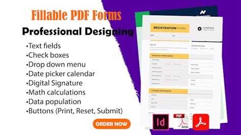 Create Redesign Interactive Fillable Pdf Form In Adobe Acrobat Adobe Indesign By