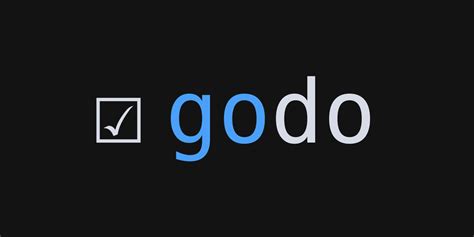 Github Axseem Godo Dead Simple Cli Tool For Managing Your Tasks