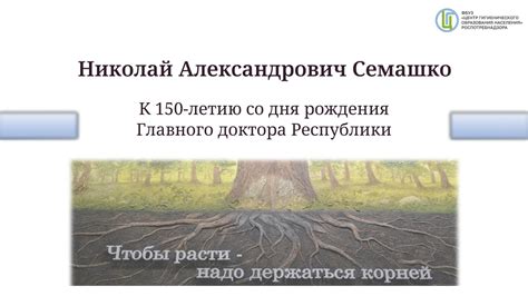 Н А Семашко к 150 летию со дня рождения Главного доктора Республики 001