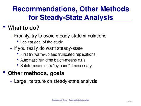 Ppt Steady State Statistical Analysis Powerpoint Presentation Free Download Id 521994