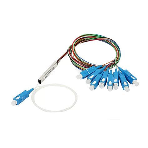 18 Color Coded Plc Splitter 6074mm Micro Type Mini Type Blockless