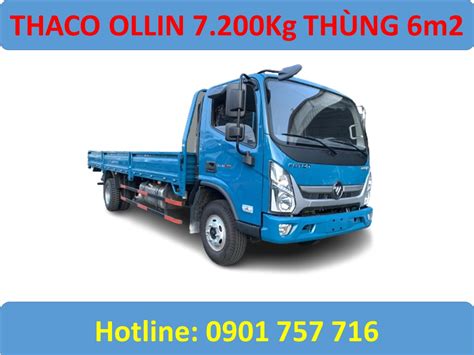 Giá Thaco Ollin 7 tấn - Ollin S720 Thùng Lửng - tải trọng 7T2