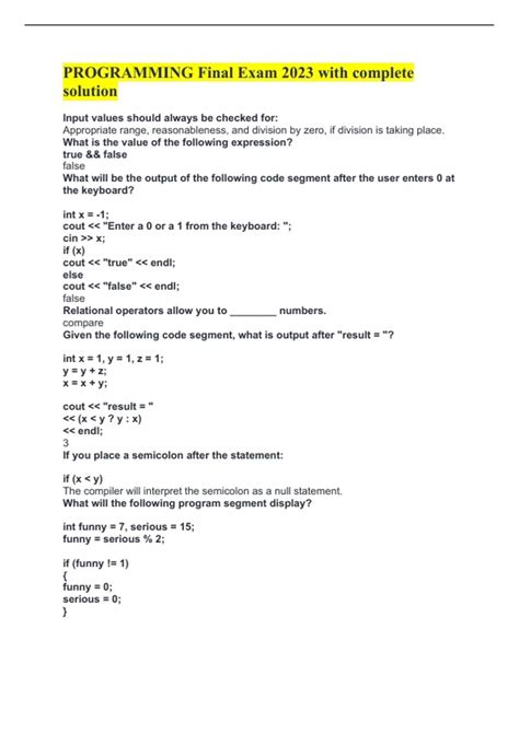Programming Final Exam 2023 With Complete Solution Programming For Python Language Stuvia Us