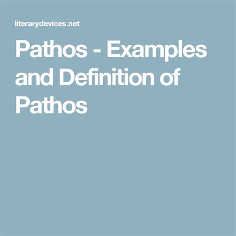 Pathos Examples And Definition Of Pathos Fallacy Examples Logical Fallacies Definition Of