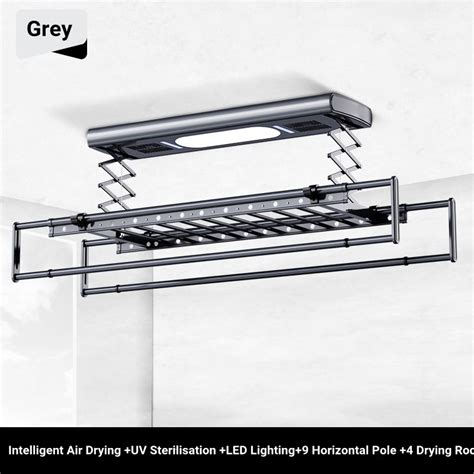 Electric Clothes Rack Intelligent Drying System Remote Control Lifting