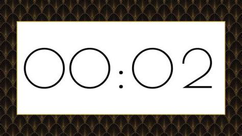 ART DECO B Video Countdown Timers For PowerPoint Google Slides Keynote