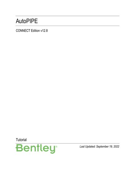 Autopipe Tutorial Pipe Stress Analysis Guide