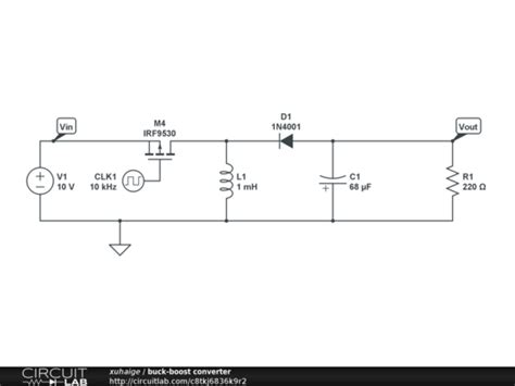 Buck Boost Converter Circuitlab