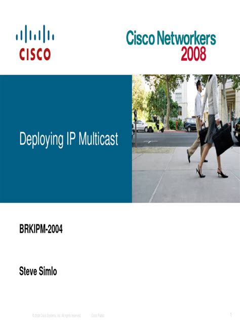 Multicast Cisco Pdf Ip Address Data Transmission