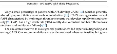 Summary Of The 2023 Acreular Aps Classification Criteria Download Scientific Diagram