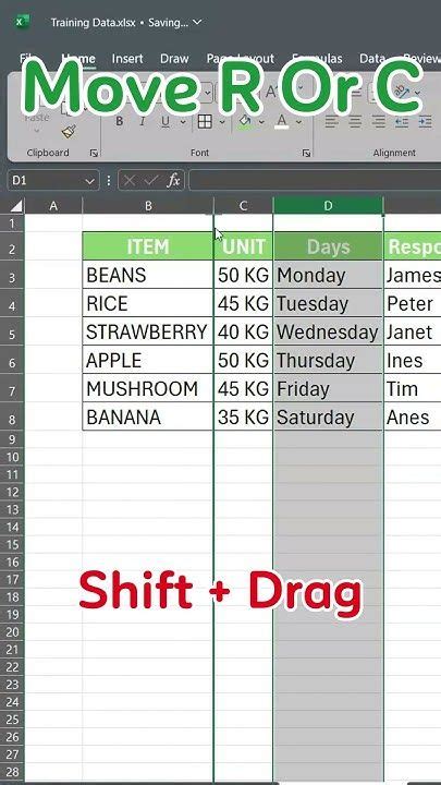 🚀 Master Excel In Seconds Learn How To Autofit Move Rowscolumns And