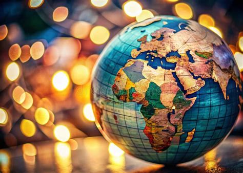 A Vibrant 3d Papercut Globe Exploring The World Through A Colorful Intricate Papercraft Model