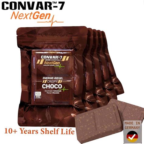 Convar 7 Nextgen Energy 120g Bar Box Of 9 Crispy Choco